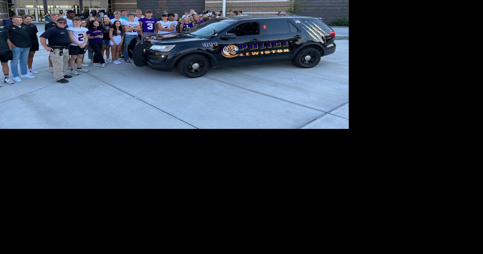 New Lewiston High School school resource officer car features school's ...