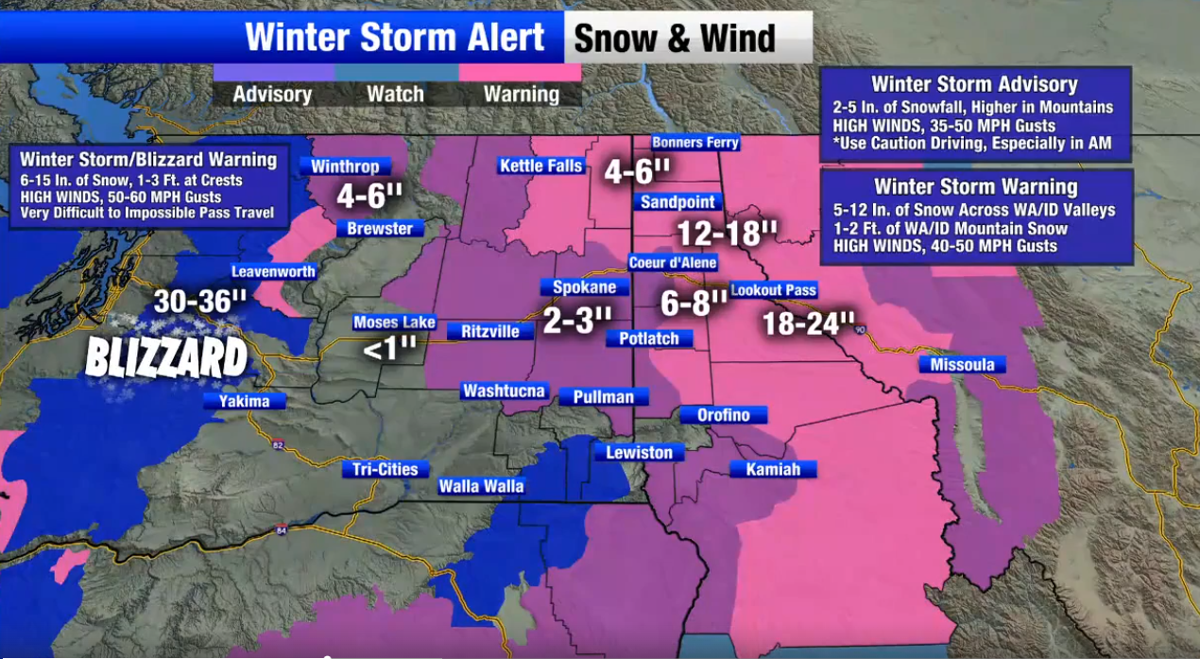 WEATHER ALERT: Prepare for a challenging week ahead! | Weather | khq.com