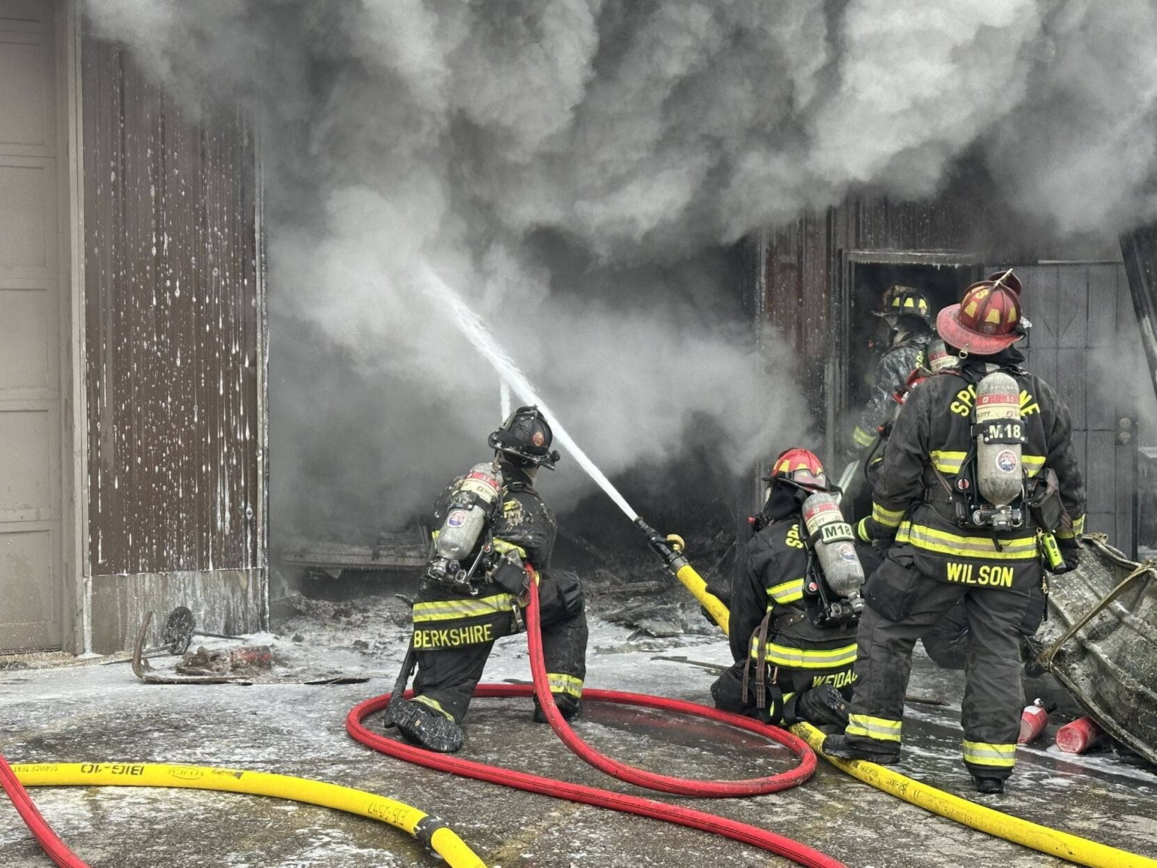 Spokane firefighters respond to structure fire on East Holyoke Avenue ...