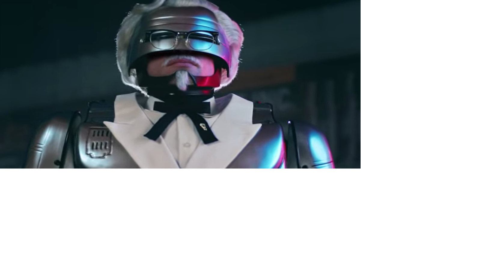 WATCH: The new KFC Colonel is... Robocop | Spokane News | khq.com