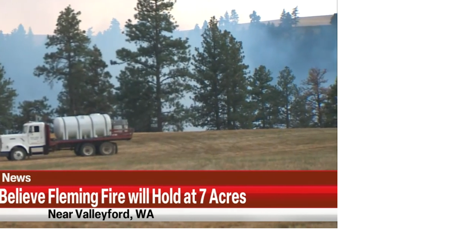 Fleming fire is 100% lined and has burned 7 acres | Wildfires | khq.com