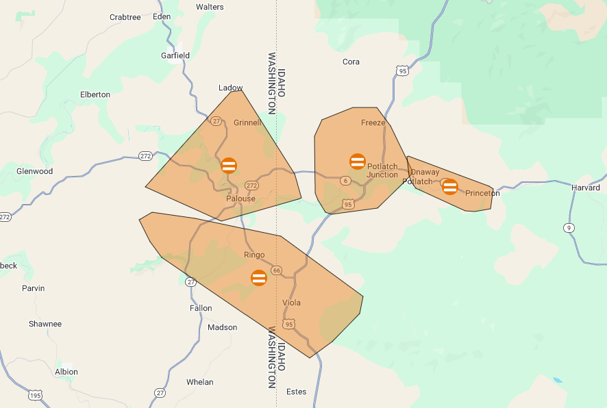 Avista map | | khq.com