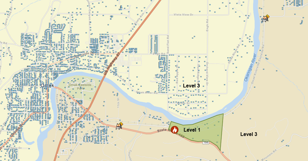 Evacuations downgraded for Brooks Tract Fire in Omak, forward ...
