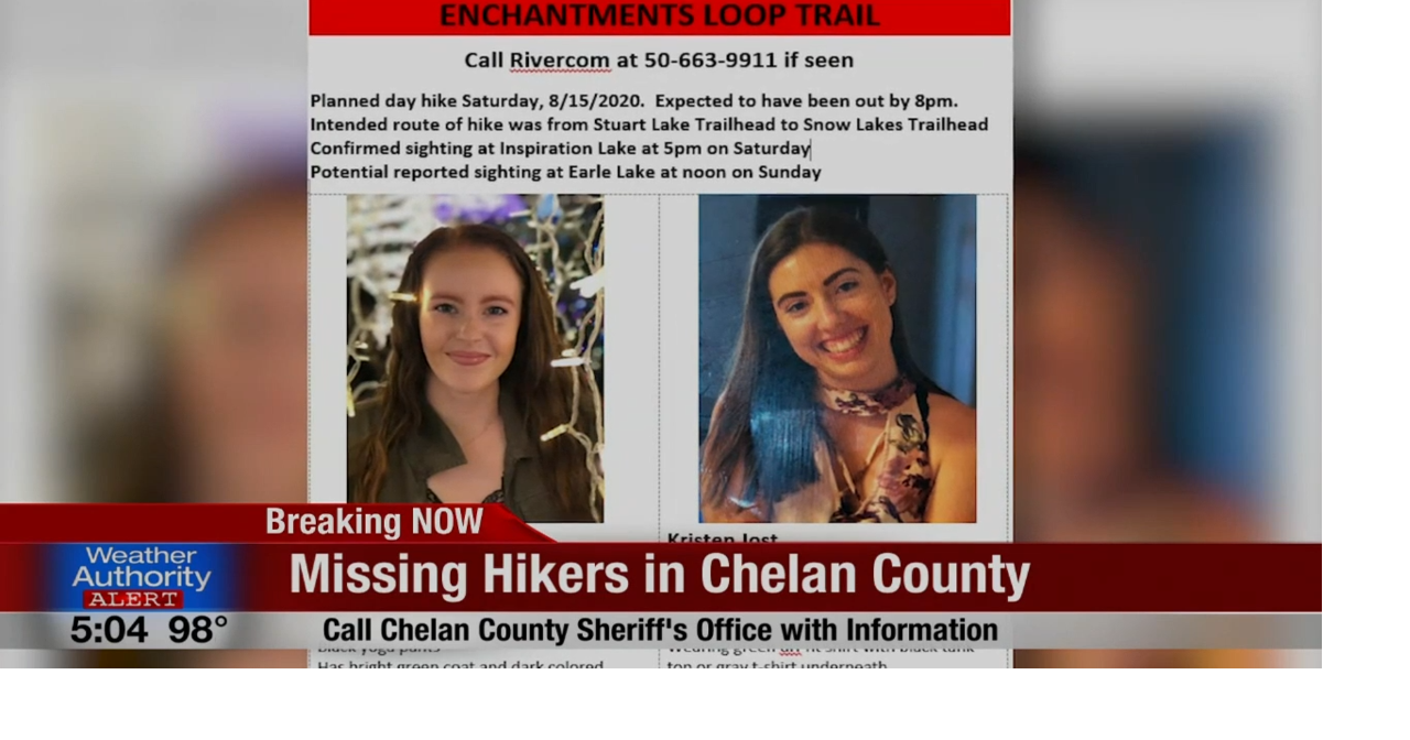 UPDATE: Missing hikers found safe in Chelan County | Top Story | khq.com