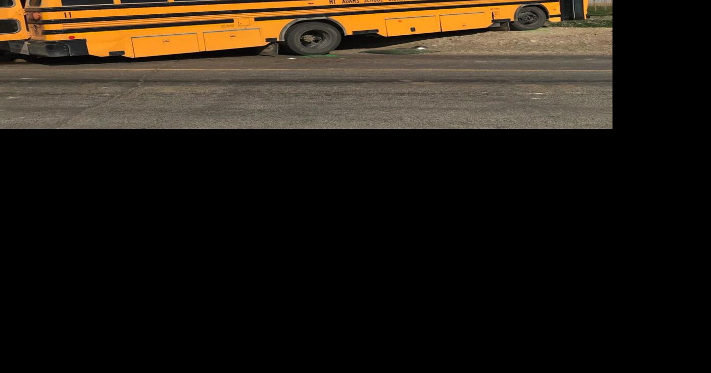 Collision between truck and school bus sends multiple people to ...