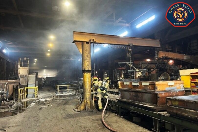 Fire at Spokane Valley metal foundry under investigation | Spokane News ...