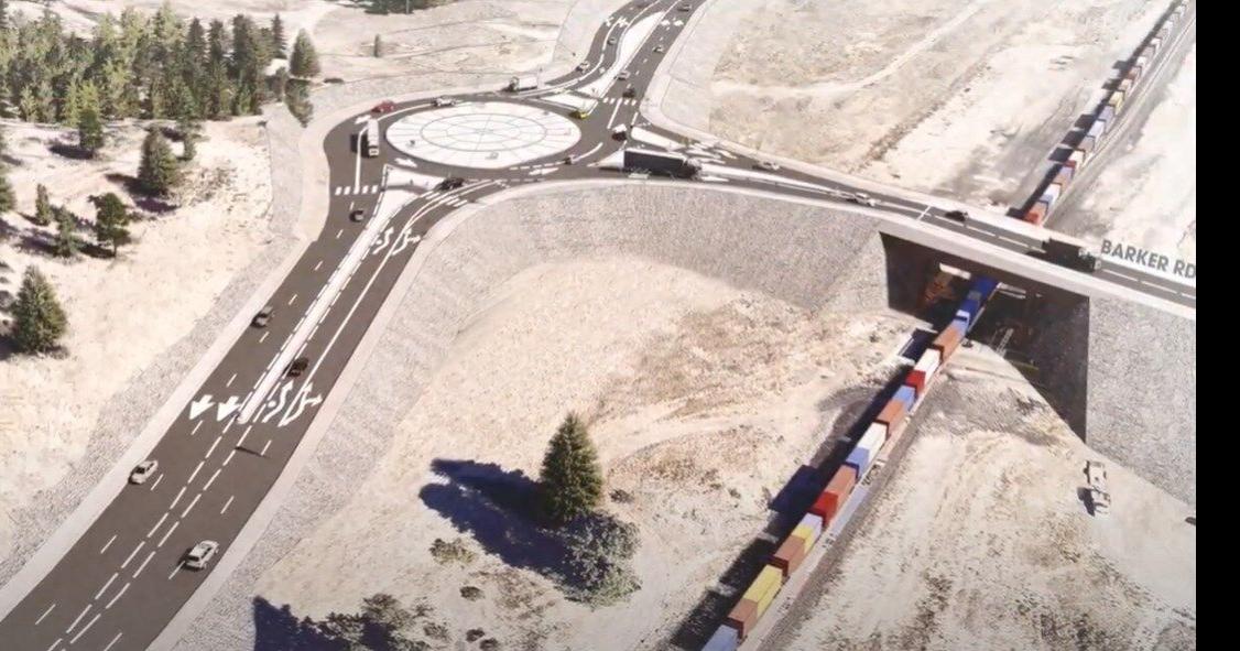 Barker Road overpass of BNSF rail tracks completed, ribbon cutting held ...