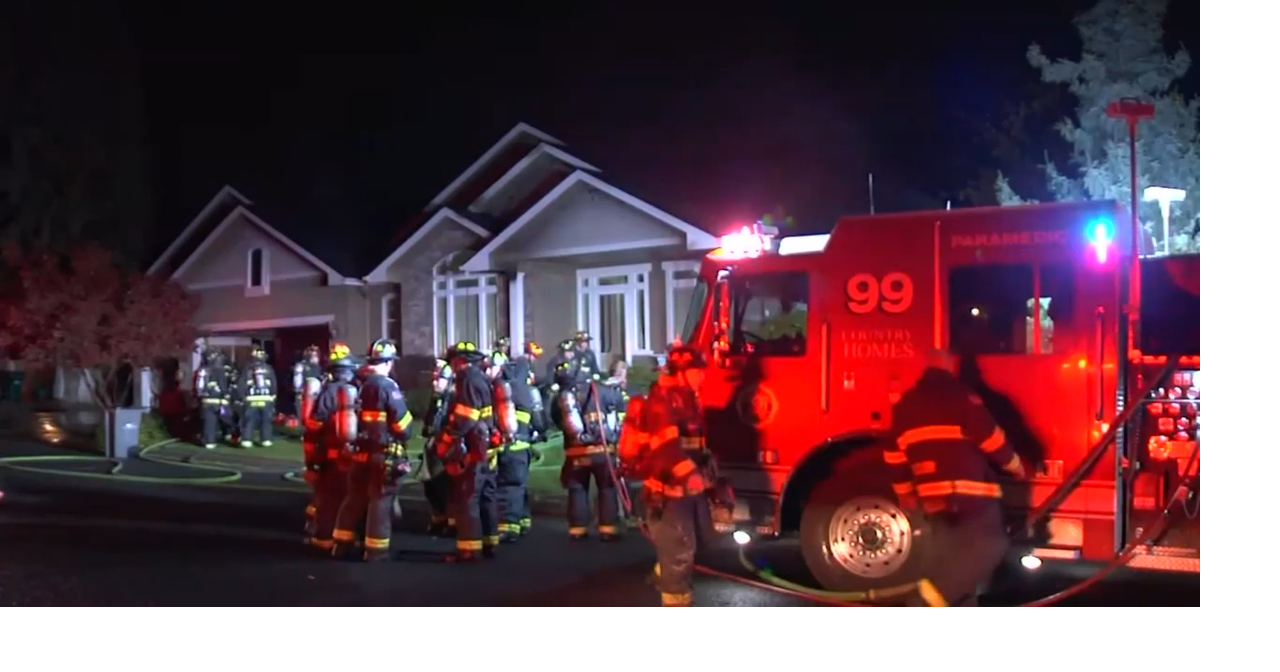 Fire crews work to contain house fire in north Spokane | Spokane News ...