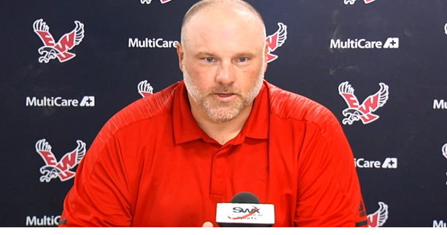 EWU Head Coach Aaron Best talks impact of air quality, thanks fire ...