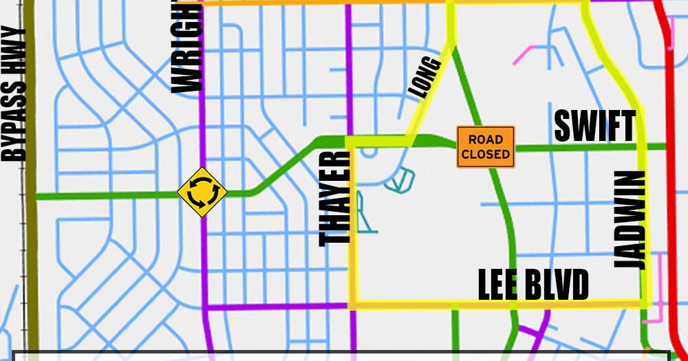 Intersection of Stevens Drive and Swift Boulevard closed over weekend ...