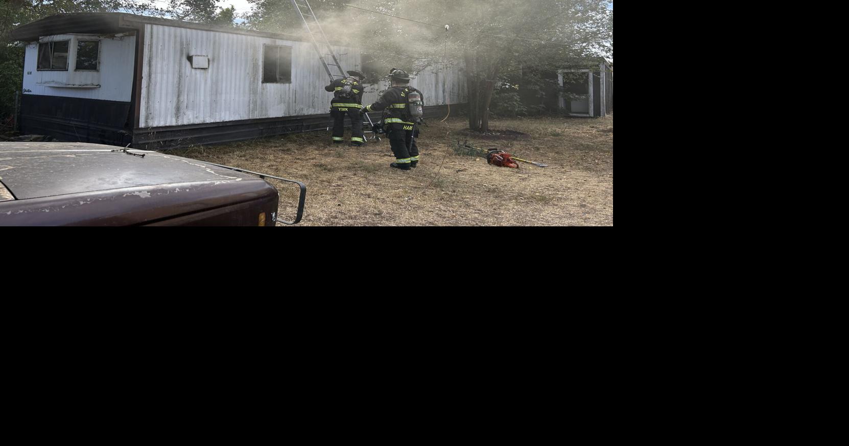 Firefighters contain structure fire in Mead, prevent damage to nearby ...