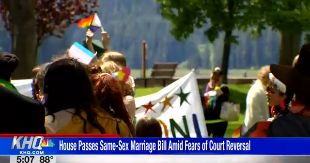 House Passes Same Sex Marriage Bill In Retort To High Court Spokane