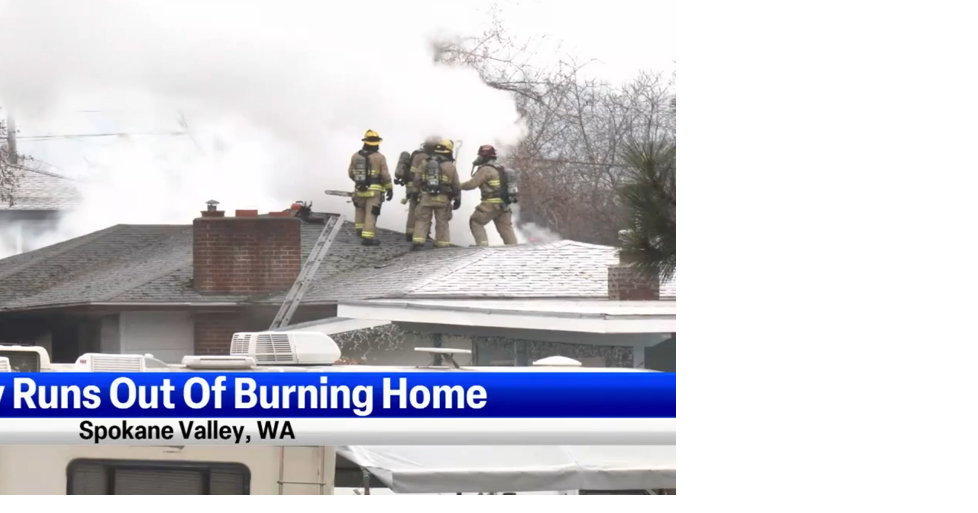 Firefighters extinguish large house fire in Spokane Valley | Spokane ...