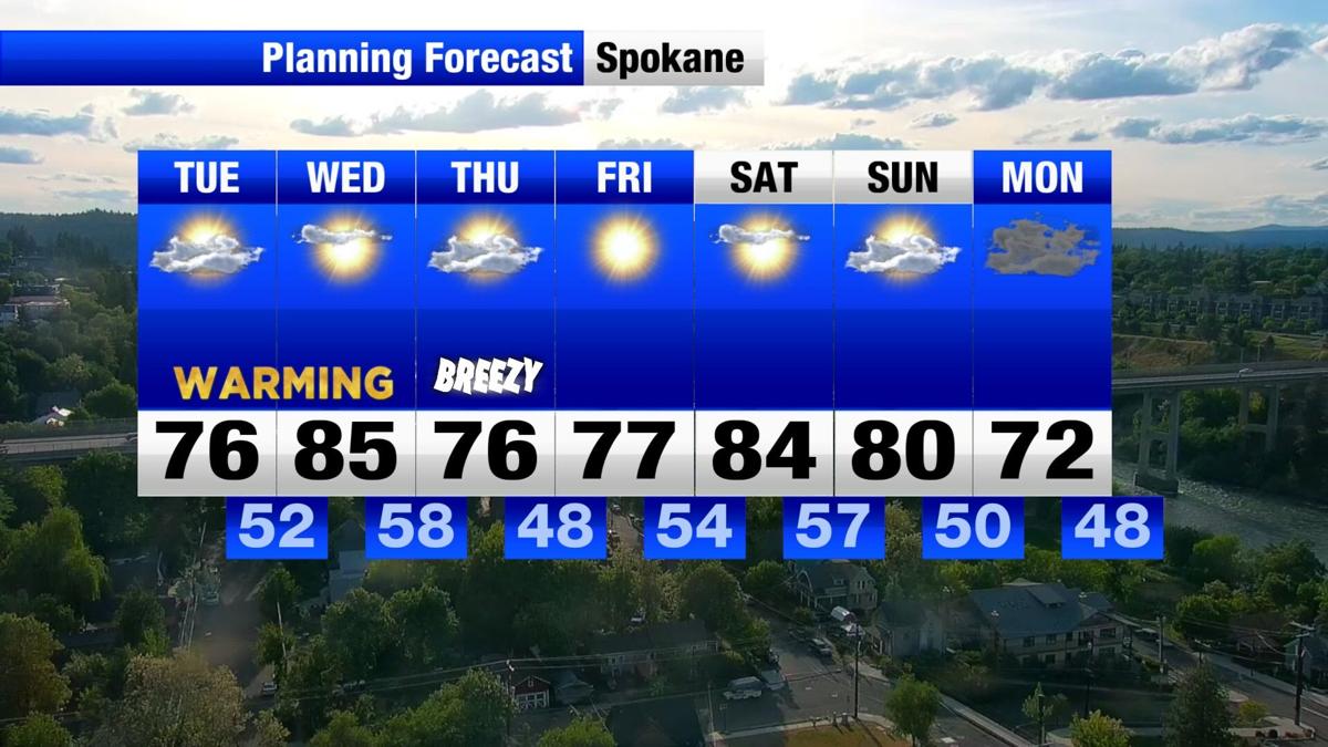 Warm and sunny weather expected to wrap up May in Spokane | Weather ...