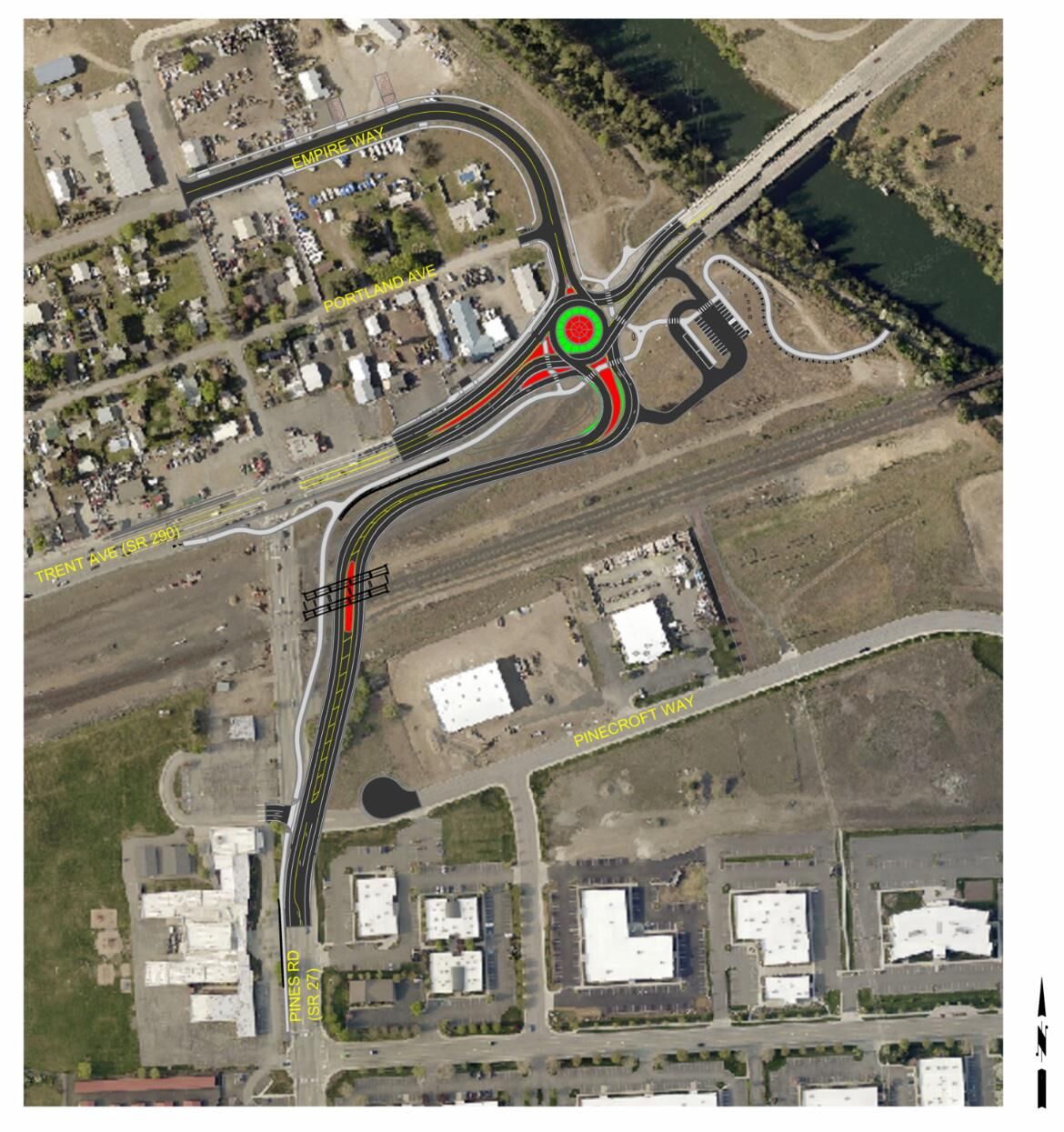 Pines Road project in Spokane Valley hits construction milestones ...