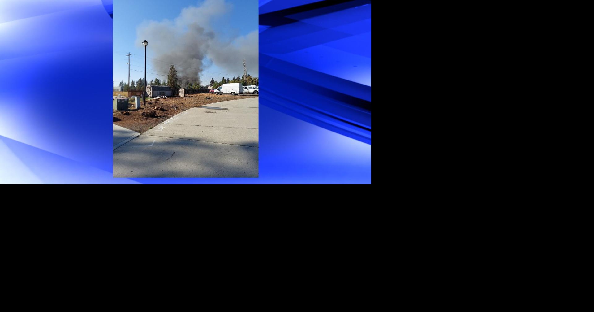 Structure fire visible near Spokane International Airport | Spokane ...