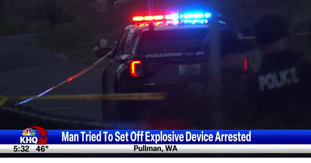 Pullman man arrested after trying to set off explosives | Spokane News ...