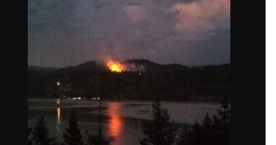 20 acre wildfire burning in Bonner County, Idaho | Washington Wildfires ...