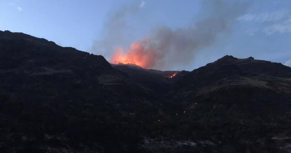 Whitman County Fire burning off Wawawai Road near Port of Wilma ...