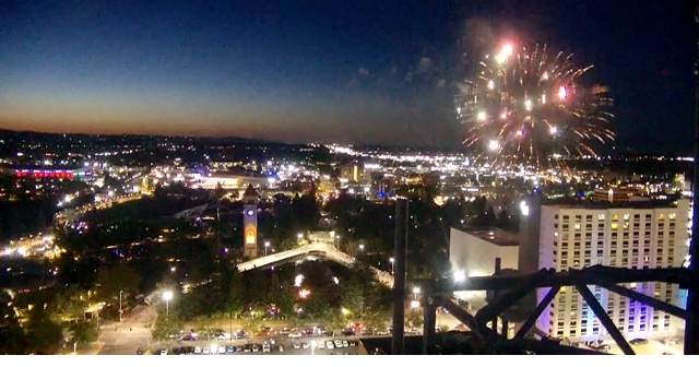 Spokane enjoys Riverfront Park fireworks show | Spokane News | khq.com