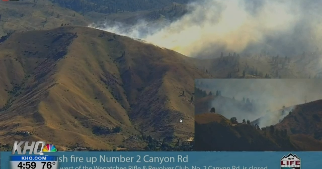 Gun Range Fire near Wenatchee now in mop-up phase | Washington ...