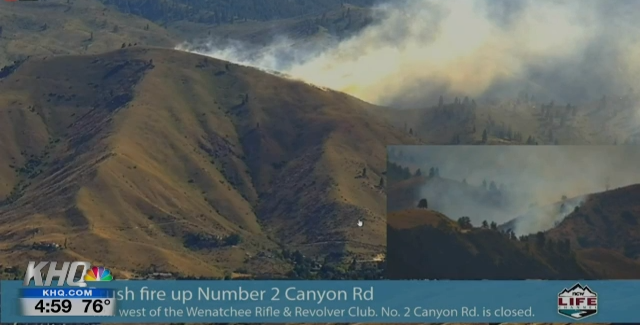 Gun Range Fire near Wenatchee now in mop-up phase | Washington ...