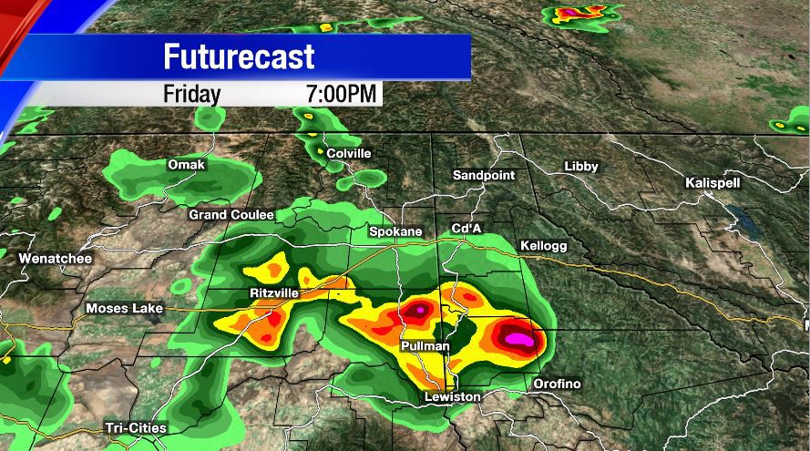 Friday Storm Timeline | | khq.com