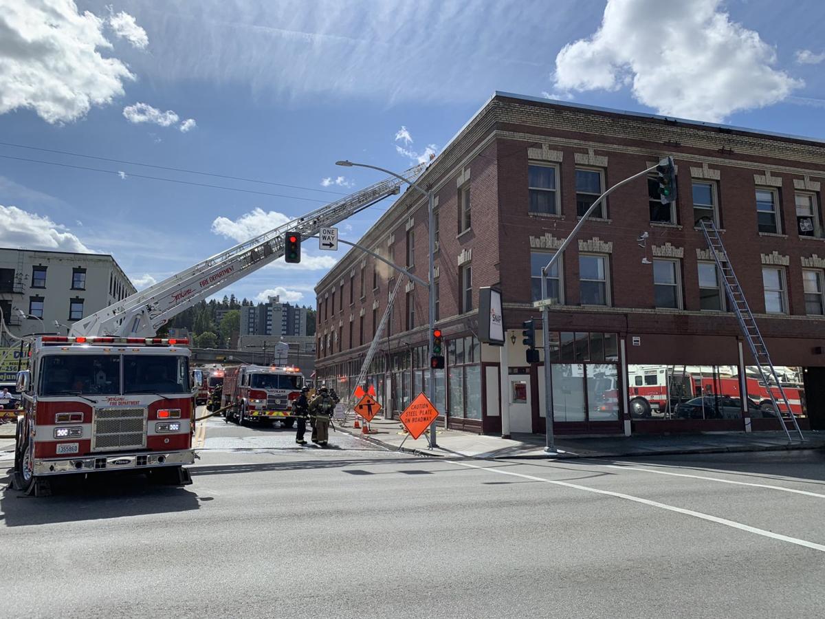 One person treated for smoke inhalation after apartment fire in ...