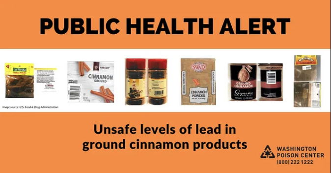 Washington Poison Center issues advisory for unsafe lead levels in ...