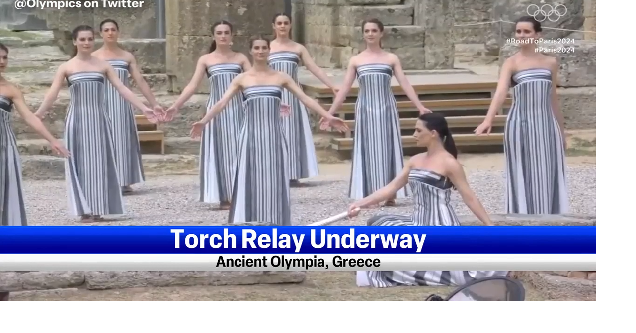 Olympic torch relay begins 100 days ahead of the 2024 games | Olympics ...