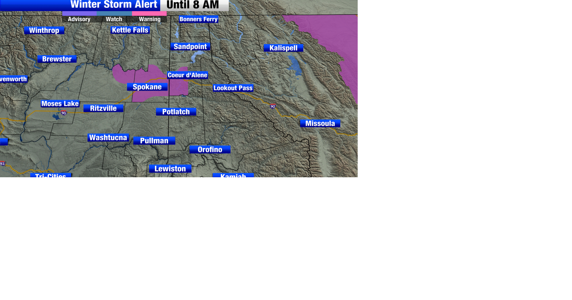 Quick hitting system brings light morning snow and areas of freezing ...