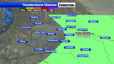 Scattered showers with pop-up thunderstorms continue into the weekend ...