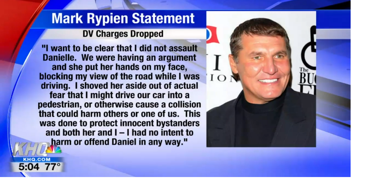 Domestic violence charge against former Superbowl MVP Mark Rypien ...