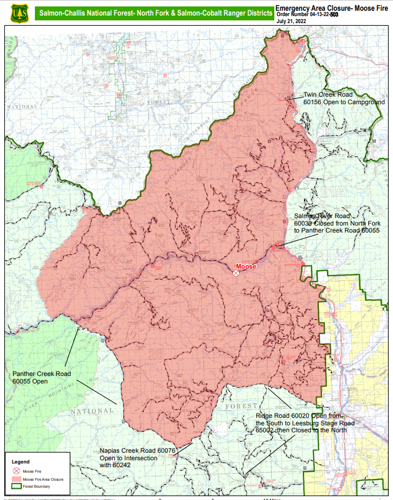 Moose Fire in eastern Idaho grows to more than 28,000 acres | Idaho ...