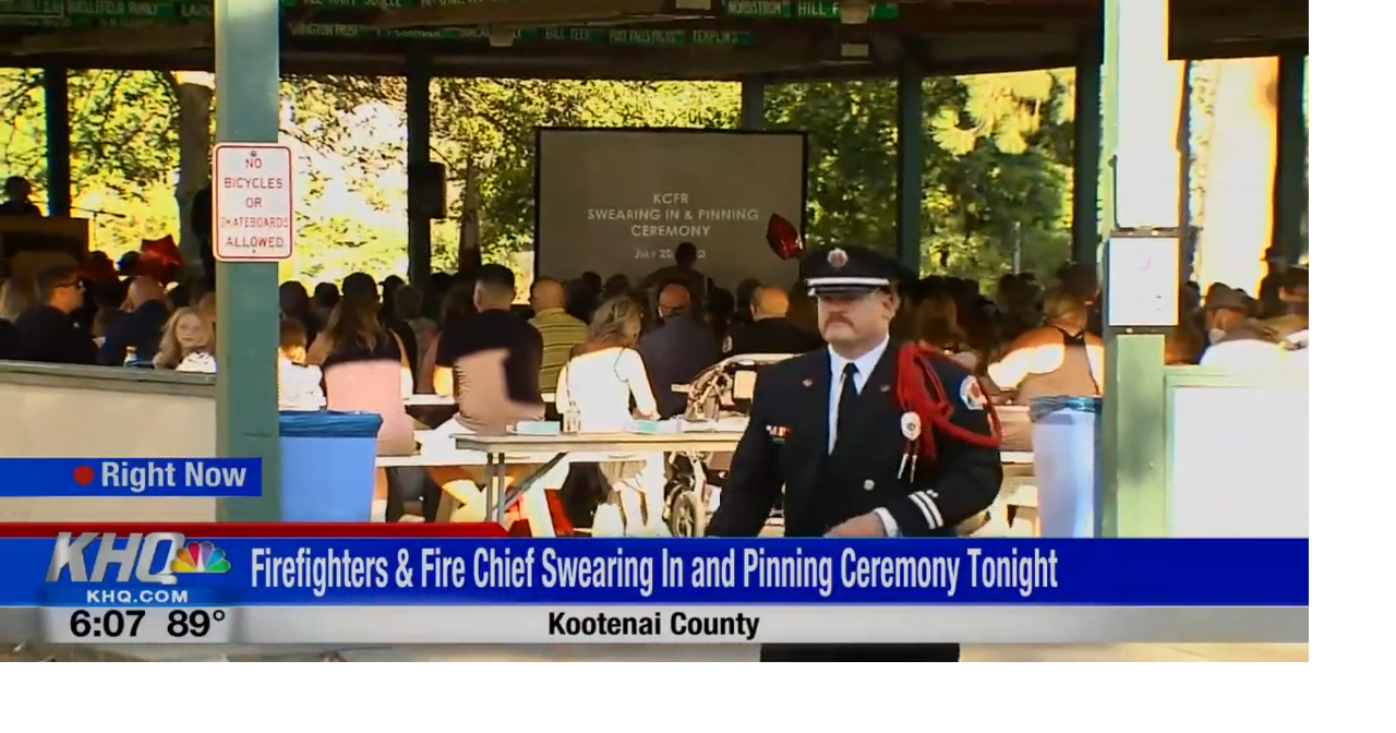 VIDEO: Kootenai County firefighters, Fire Chief attend swearing in ...