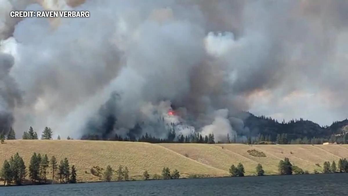 Lake Spokane Fire now over 100% contained, evacuations hold ...