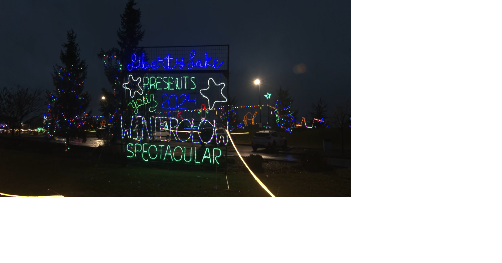 Winter Glow Spectacular lights up Liberty Lake | Spokane News | khq.com