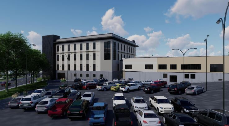 Renderings of the Kootenai County Justice Building expansion. | | khq.com