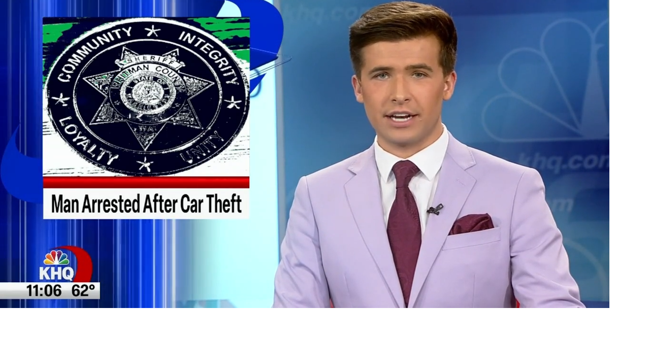 Man in the Whitman County Jail after stealing car | Spokane News | khq.com