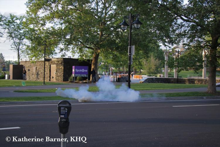 PHOTOS: Police are firing teargas and rubber bullets at protesters in ...