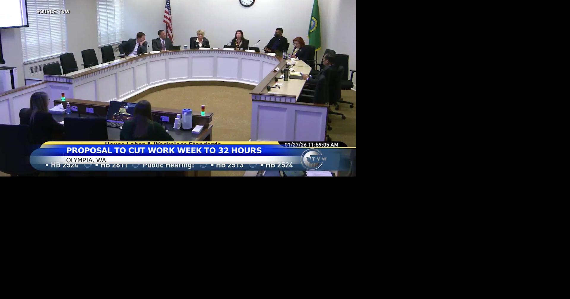 Washington lawmakers propose 32-hour work week to boost productivity ...