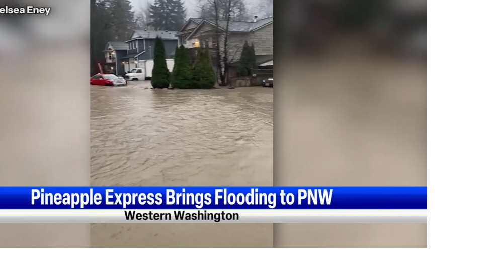 Western Washington sees major flooding due to heavy rain storms ...