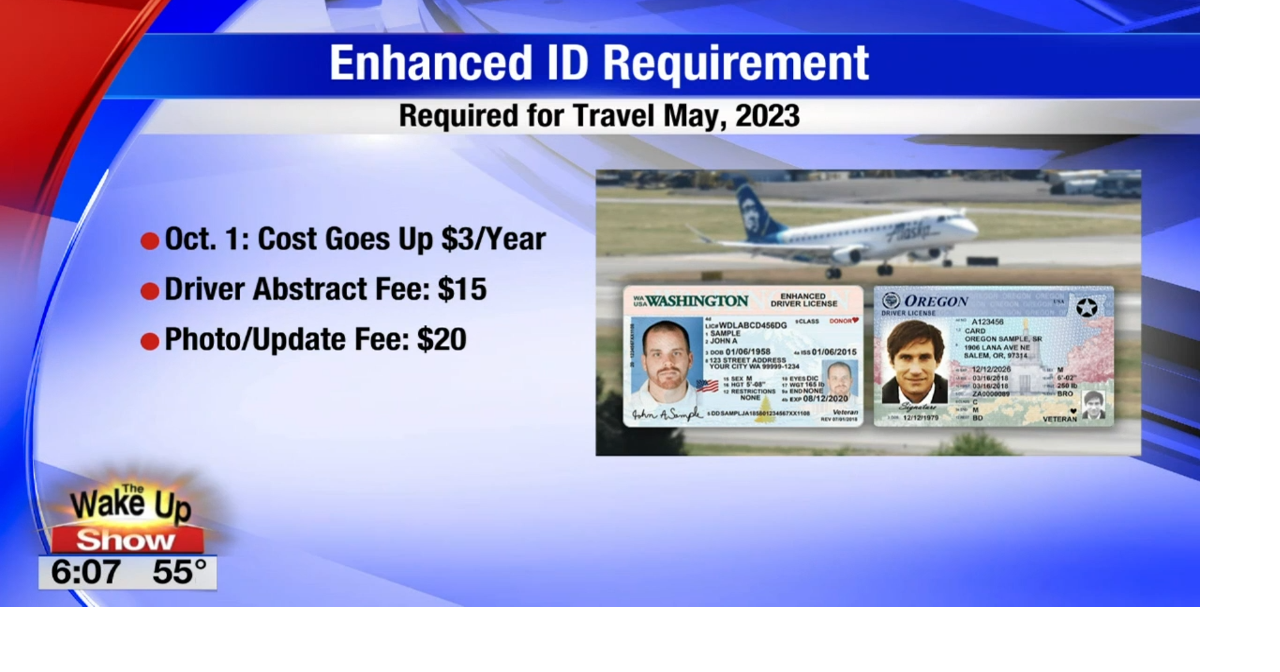 Cost for enhanced Washington IDs increasing by $3 | Spokane News | khq.com