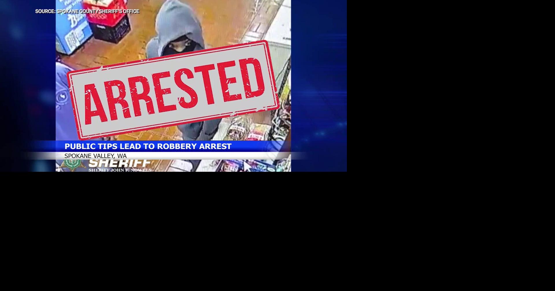 Spokane Valley robbery suspect booked after public tip | Spokane News ...