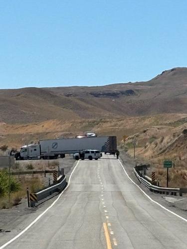 State Route 17 blocked just south of Bridgeport due to sideways ...