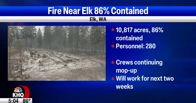 Oregon Road Fire 86 percent contained after burning 10,817 acres ...
