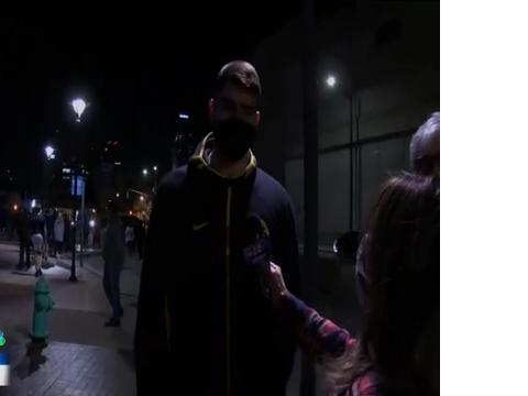 Celebrations in Indianapolis continue well after the final buzzer ...