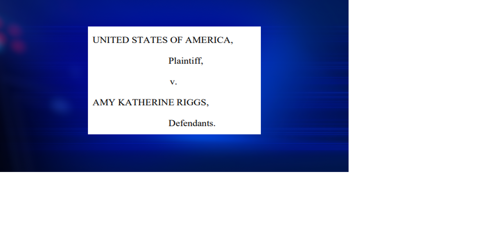 Amy Katherin Riggs | | khq.com