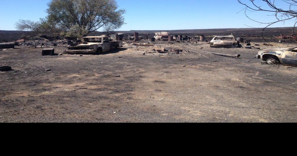 Blackrock Fire Burns Around Man's Home | Spokane News | khq.com