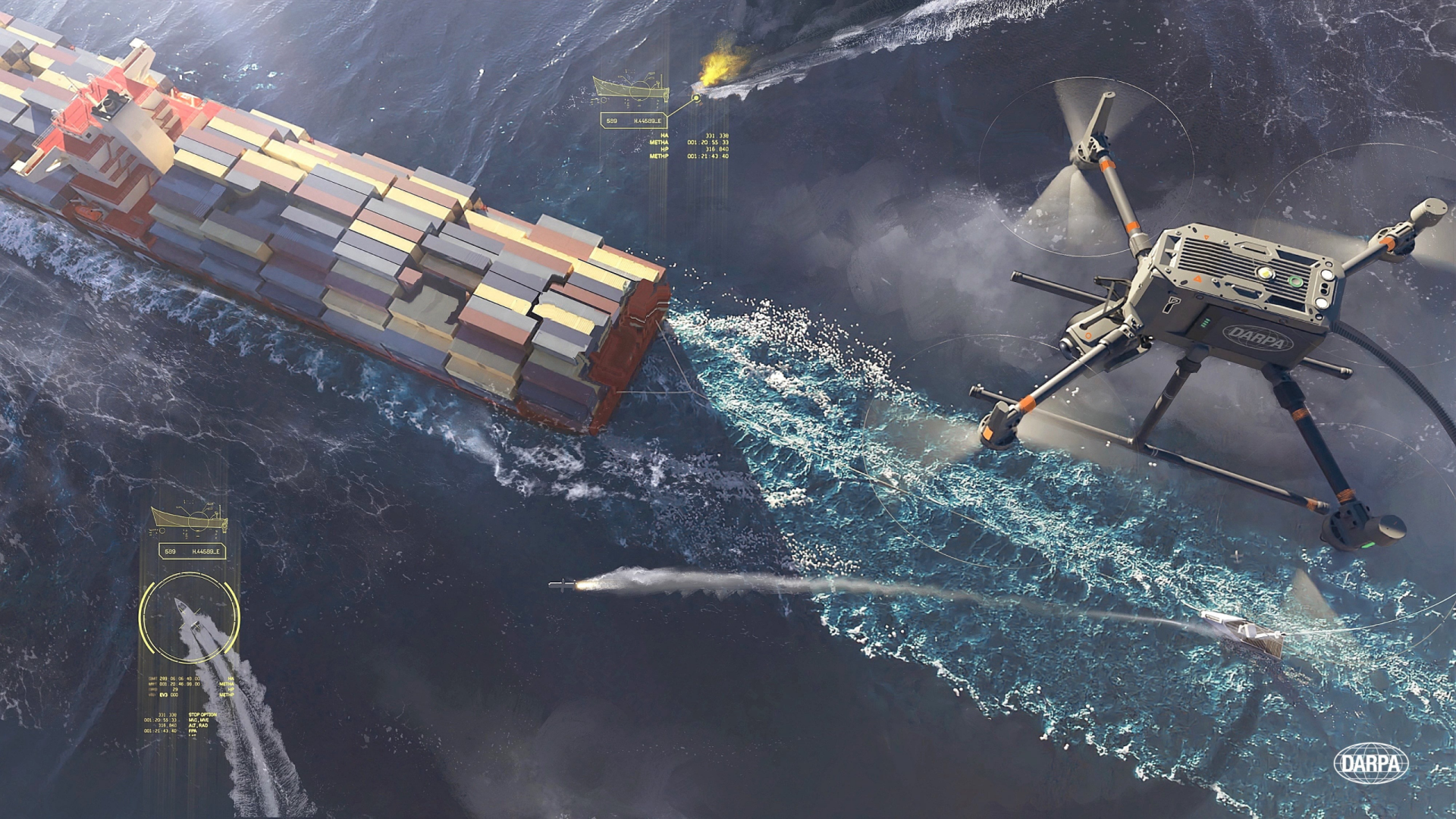New defense system could protect cargo ships from drones | National ...